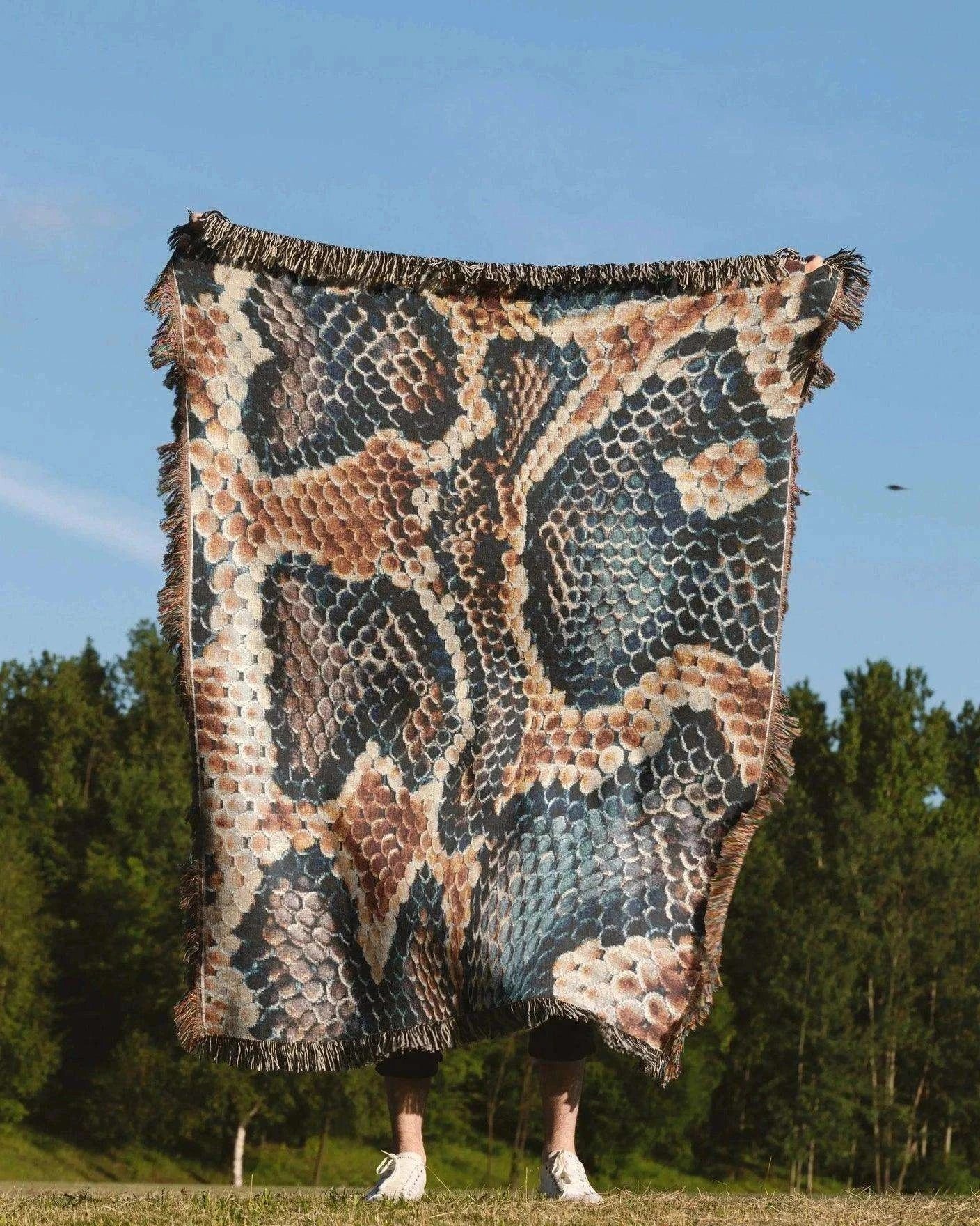 Snake Skin Throw Blanket | iMPeRF