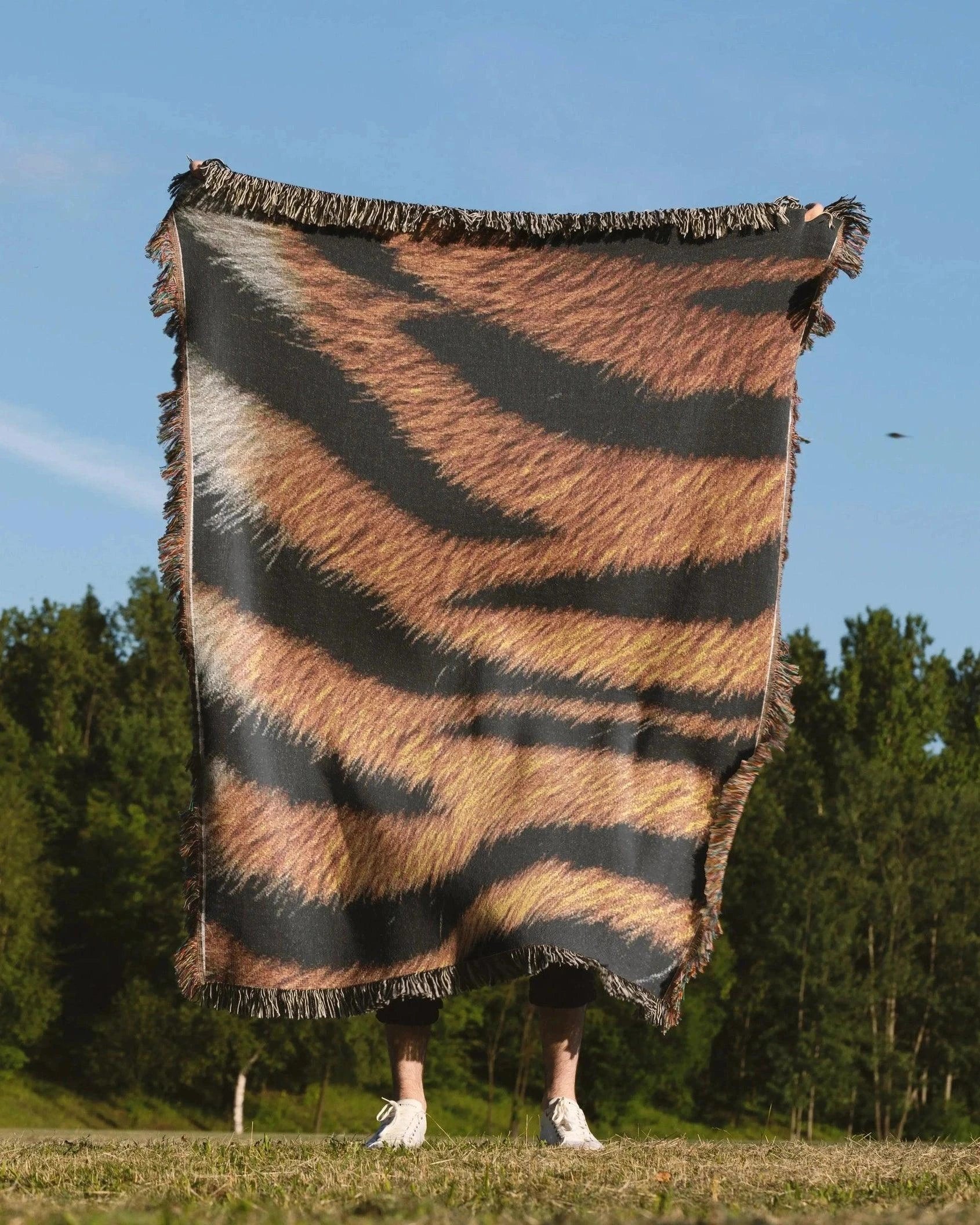 Tiger Hide Throw Blanket | imperf
